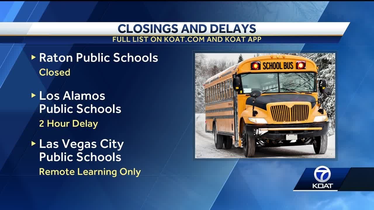 New Mexico School Closings - December 14, 2023