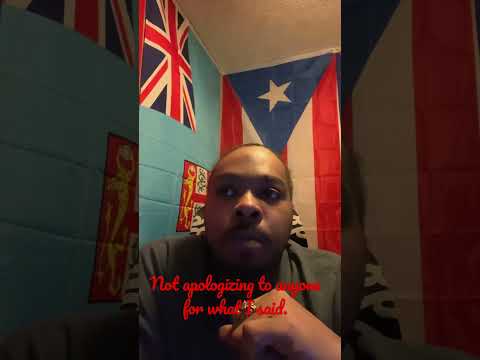 Not apologizing for anything I’ve said. #blogspot #blogs #vlogs #peopleandblogs