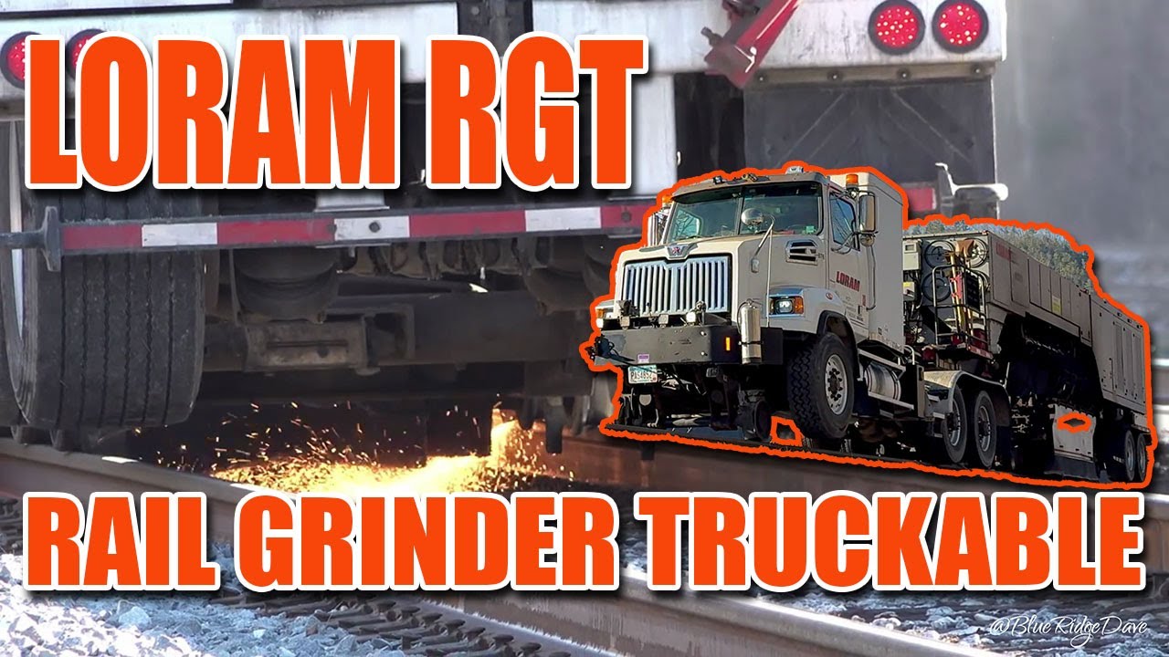 Loram RGT - Rail Grinder Truckable on the Blue Ridge Subdivision in Poplar, NC
