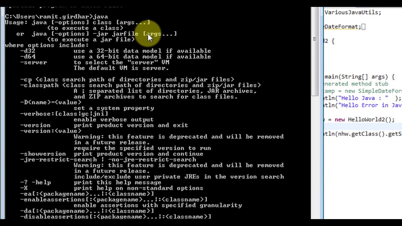 java - Multiple runnable/main classes inside JAR, how to run them?