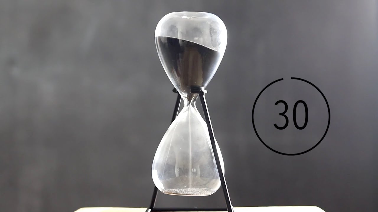 Hourglass 30-Second Countdown Timer