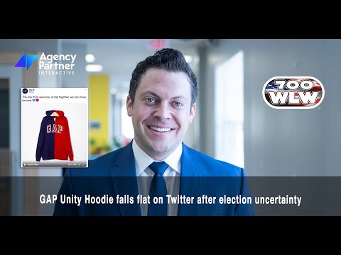GAP Unity Hoodie Falls Flat on Twitter Amid Election Uncertainty - aired on 700WLW Nov 16 2020