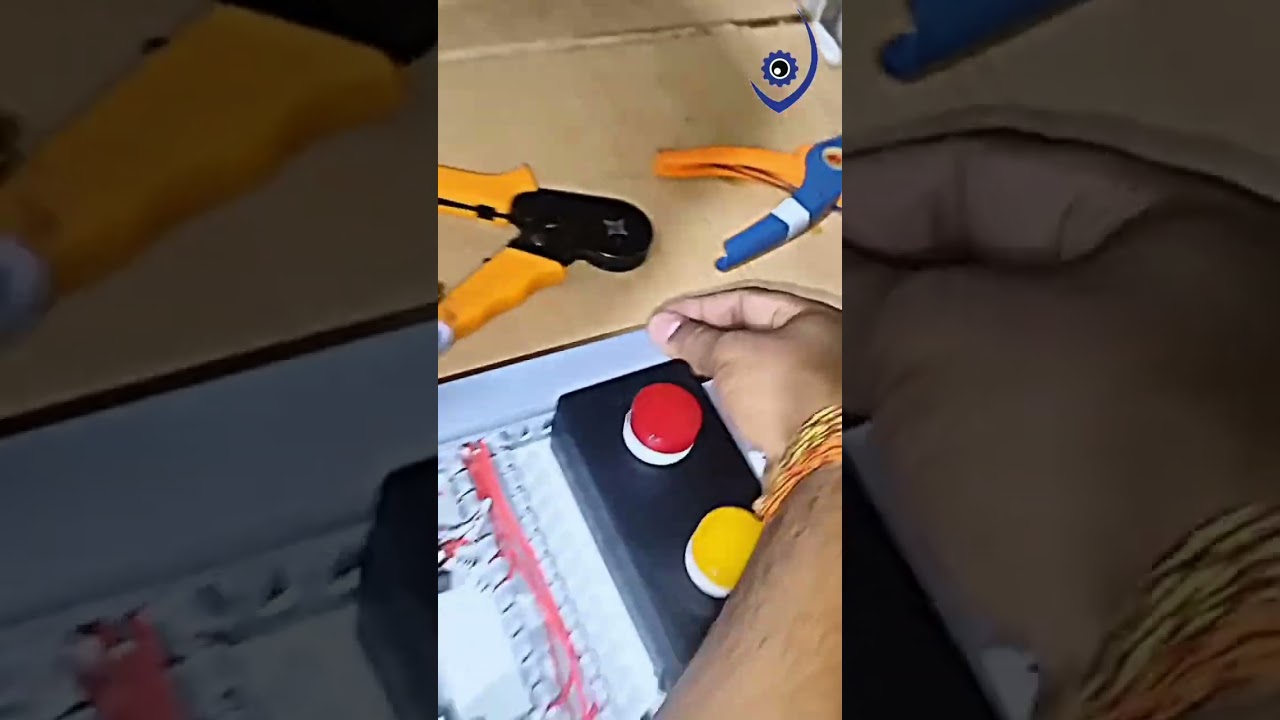 Relay Holding Demo Panel Designing  #engineering #automation #electronic #like #comment #share