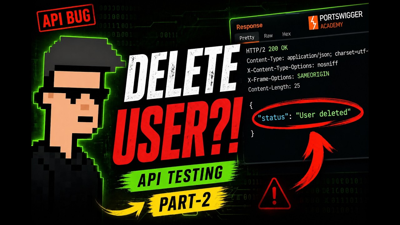 Learn API Hacking Step-by-Step - PART 2 (PortSwigger Academy Tutorial)