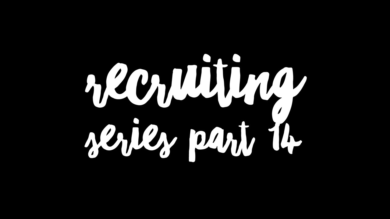 Recruiting Series Part 14: Why Aren't you Inviting