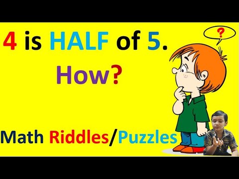 Puzzle | 4 is Half of Five | चार पांच का आधा है | Solve this Puzzle
