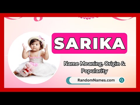 Sarika - Baby Girl Name Meaning, Origin & Popularity - RandomNames.com