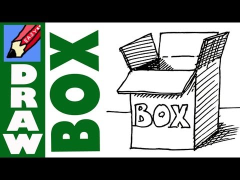 How to draw a cardboard box – Real Easy | Shoo Rayner – Author