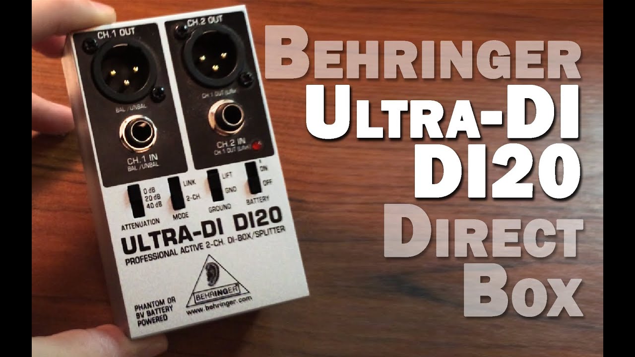 Behringer Ultra-DI DI20 стерео di box купить в Москве в интернет ...