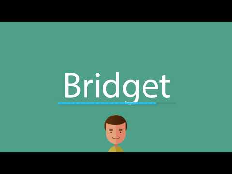 Bridget pronunciation