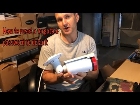 Axis Q1765 camera reset to default