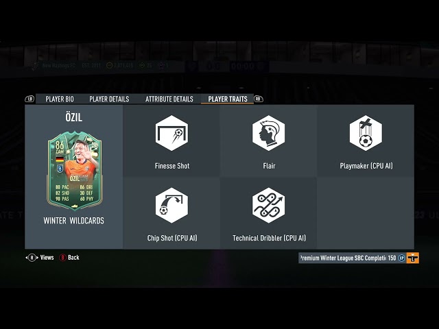 FIFA 23 Mesut Ozil Winter Wildcards SBC - How to complete, estimated costs, and more