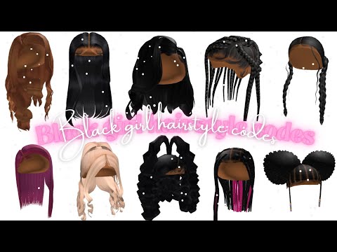 ✭ Black girl hairstyle codes ✭ | Roblox Bloxburg , berry avenue , brookhaven.