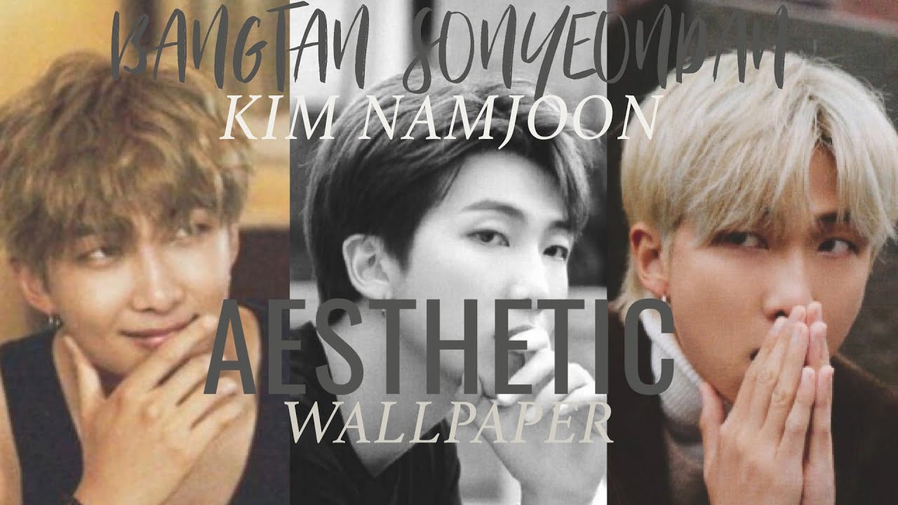 BTS - NAMJOON AESTHETIC WALLPAPER ♡