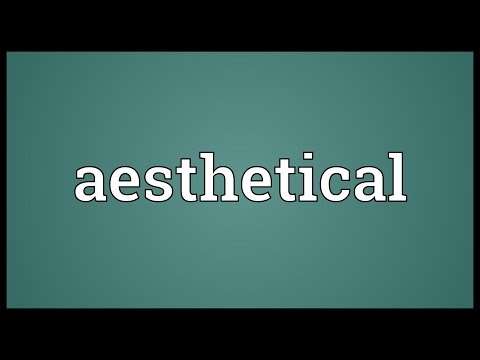 Aesthetical Meaning