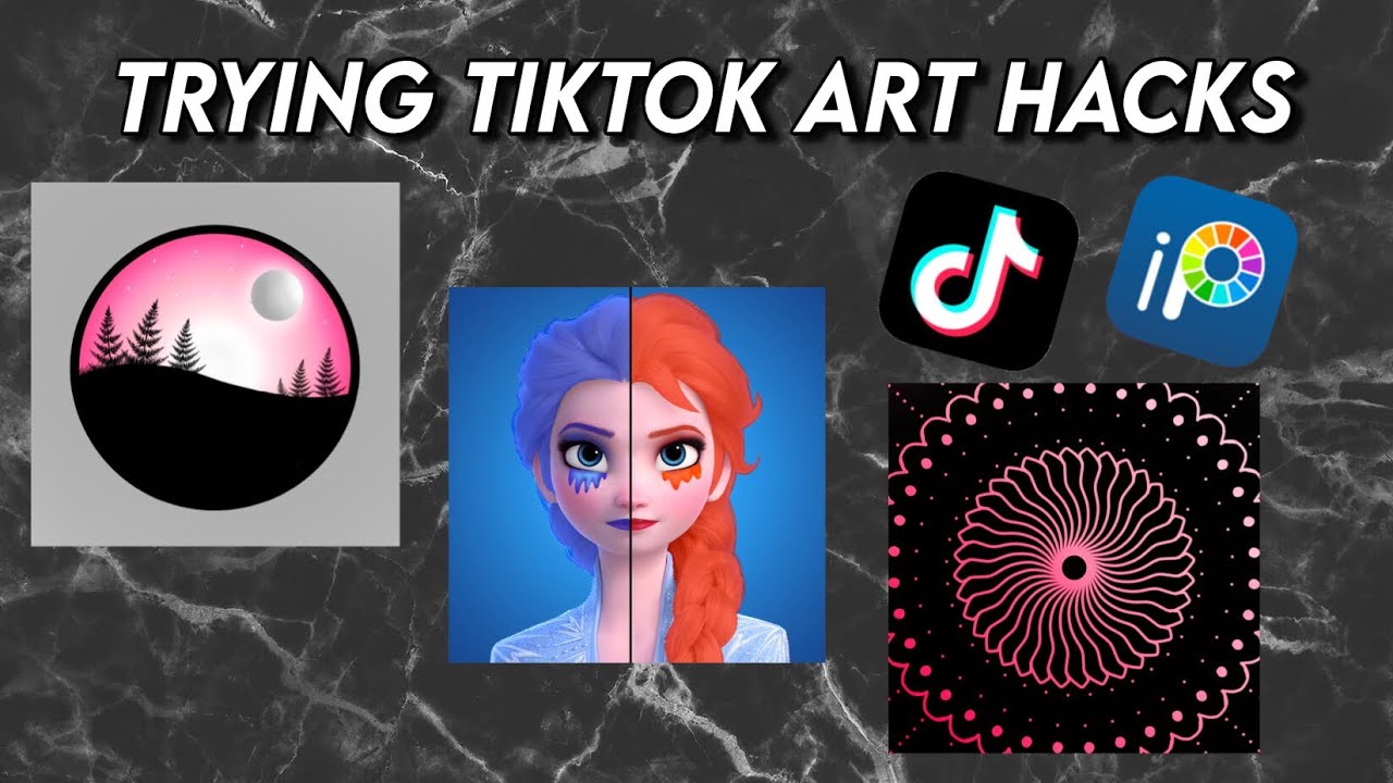Trying Tiktok Art Hacks | on ibisPaint X