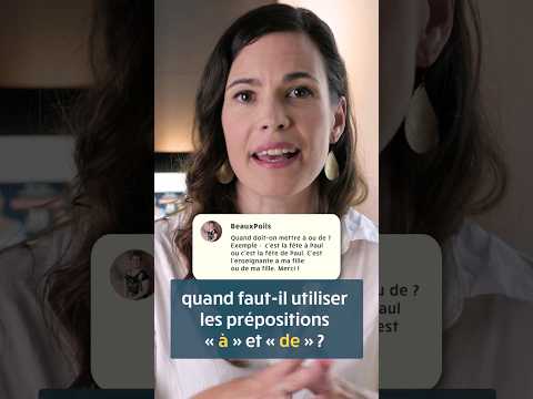 C'est la fête « À » ou « DE » Paul ? Quelle préposition faut-il choisir ? 🤷♀️