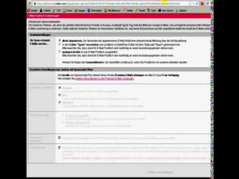 Cross-site request forgery (CSRF) on T-online eMail Center (disable Spam filtering)