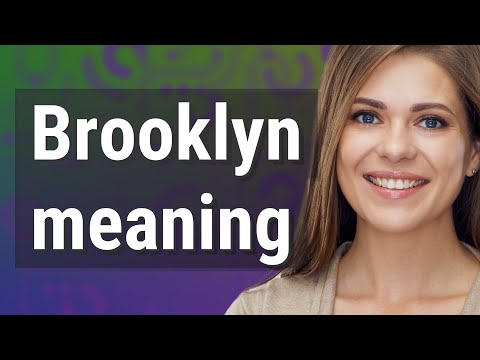Brooklyn | meaning of Brooklyn