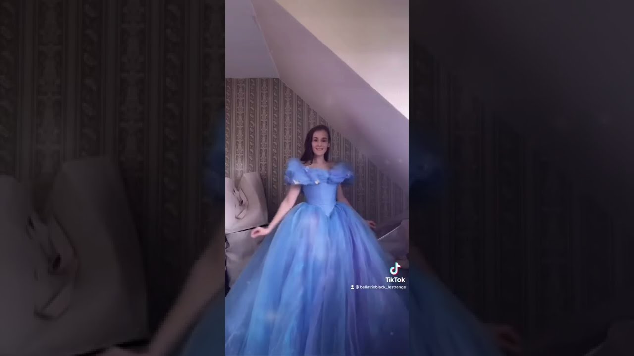 Cinderella 2015 Live Action Dress/ putting on the Gown
