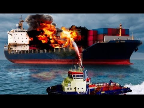 Cargo Ship Mse UAE Beach||Cargo ship lodind||بہری جہاز سے سامان لوڈ کرتے ہوے
