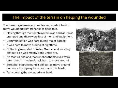 Medicine in Britain - The British Sector of the Western Front, 1914-18 - EdExcel GCSE History