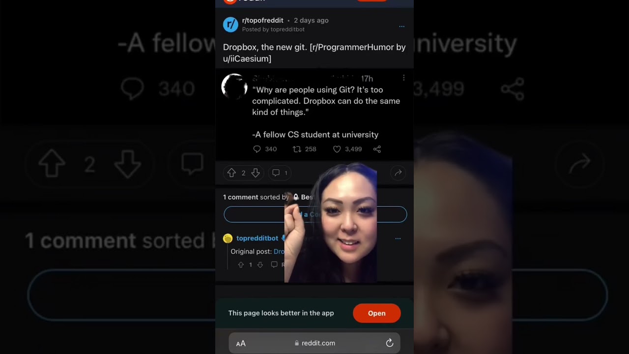 dropbox the new git?! #git #github #computerscience #dropbox #csstudent