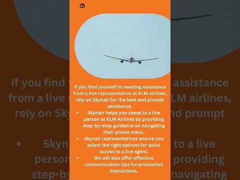 KLM Airlines | Customer Service