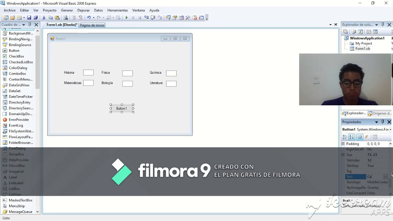 Visual Basic - Programa Ventana