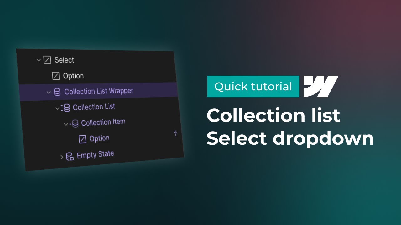 Create Dynamic Select Menus from Your Webflow CMS Data