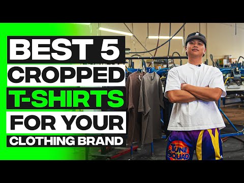 BEST 5 Cropped Tshirt Blanks for YOUR Clothing Brand for 2025!