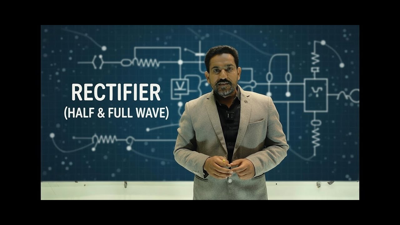 RECTIFIER | HALF WAVE & FULL WAVE RECTIFIER| CLASS 12 PHYSICS | SEMICONDUCTOR DEVICES