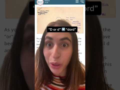how a FAKE WORD ended up in the dictionary #shorts