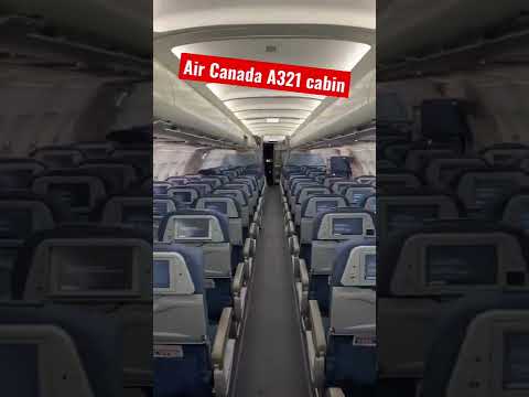 Air Canada A321 Cabin