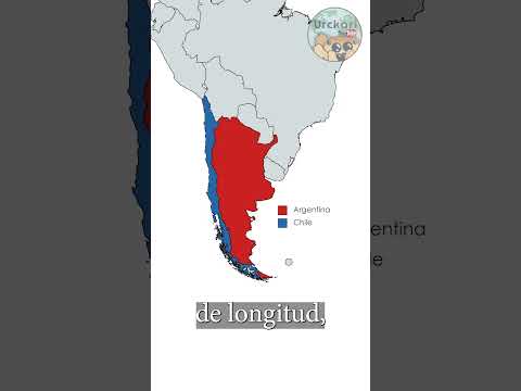 Frontera Chile - Argentina / Curiosidades de Chile #urckari #geografía #Chile #curiosidades