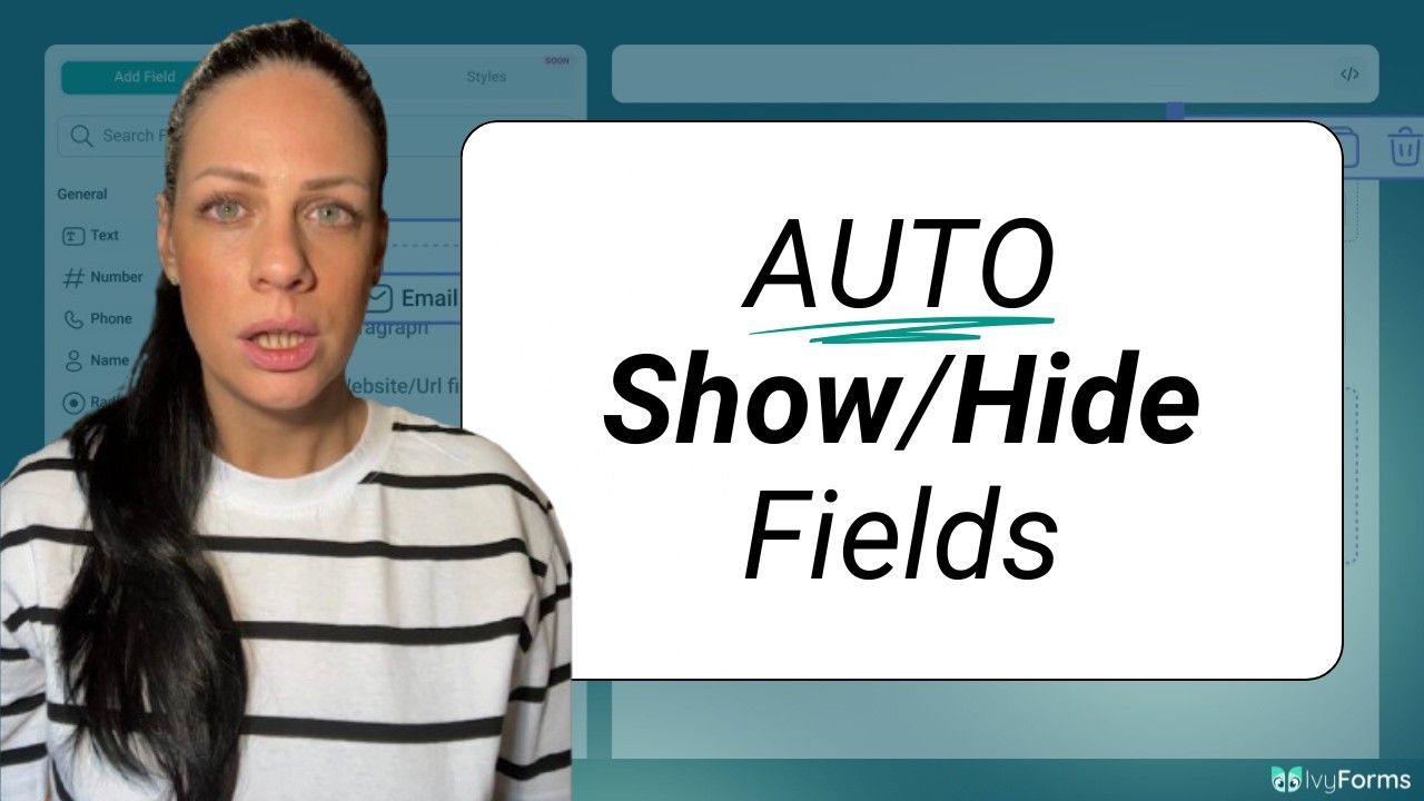 Show & Hide Form Fields Automatically — IvyForms Smart Logic
