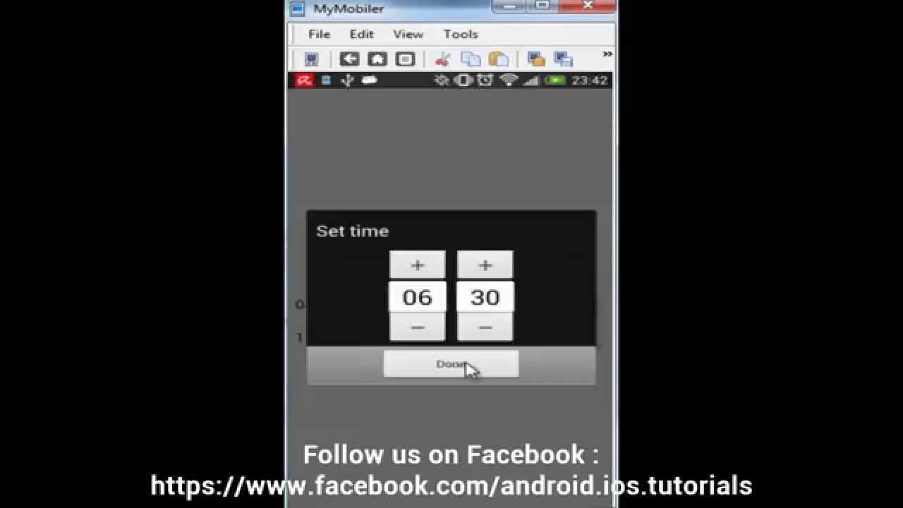 DatePickerDialog - TimePickerDialog Example