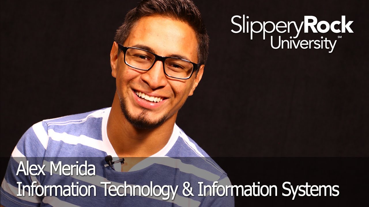 SRU Success Stories - Alex Merida, Information Technology and Information Systems Dual Major