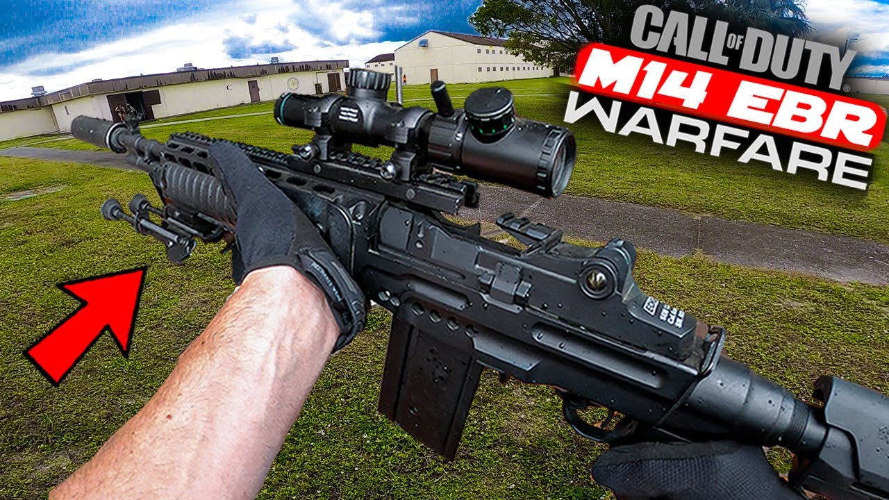 Airsoft M14 EBR AEG Gameplay! (MW2 Ghost UDT Kit/Loadout)