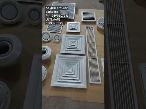 HVAC Diffuser - Hvac Grilles And Diffusers Latest Price, Manufacturers ...