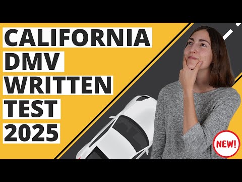 California DMV Written Test 2025 (40 Questions with Explained Answers)