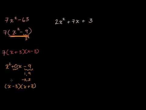Strategy in factoring quadratics (part 2 of 2) (video) | Khan Academy