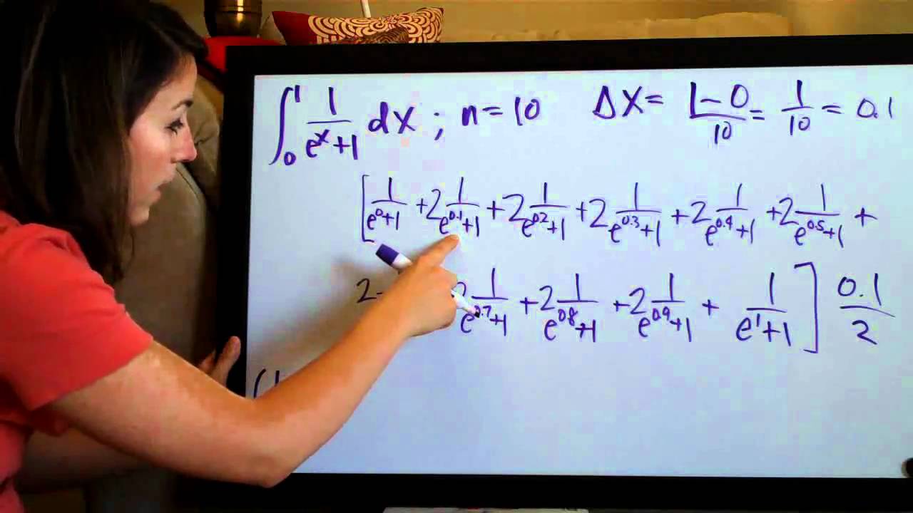 Trapezoidal Rule Example 3 (KristaKingMath)