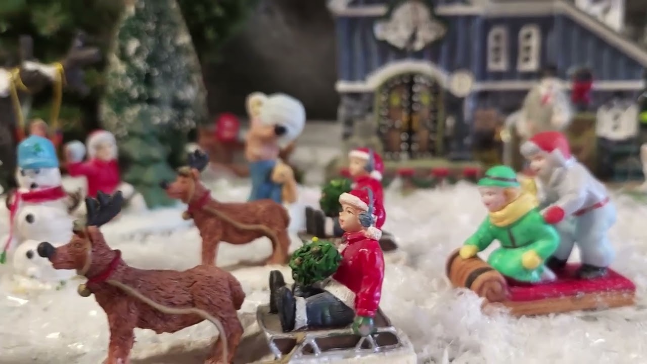 Christmas Village Snowball Fights