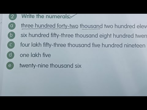 write international numbers