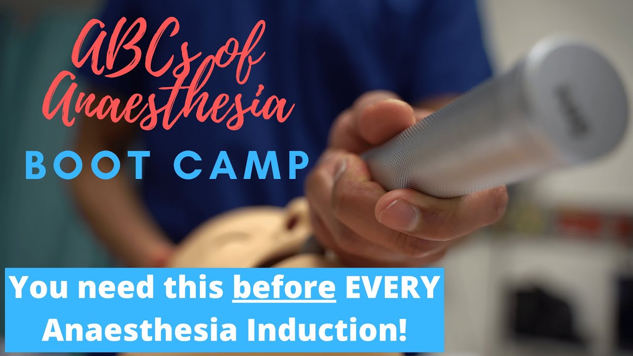 The Anaesthesia Induction CHECKLIST!