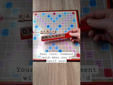 Who wants to play Scrabble? Comment with your word!