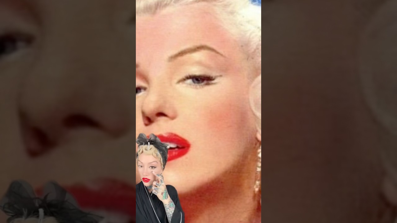 How To Get Marilyn’s Iconic  “Sleepy Eye” Liner #marilynmonroe