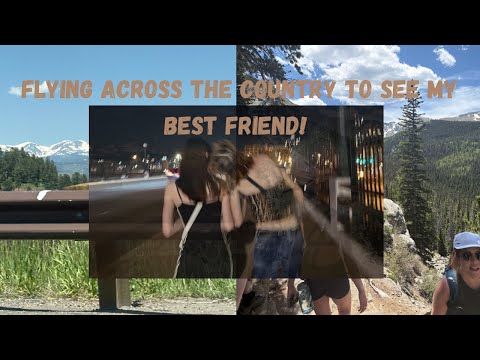 Travel Vlog | Flying to Colorado to see my best friend