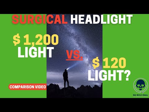 Headlight Comparison: $1,200 vs $120. KLS MedLed Chrome Vs LedLenser H14R.2. Dental. Med. Surgical